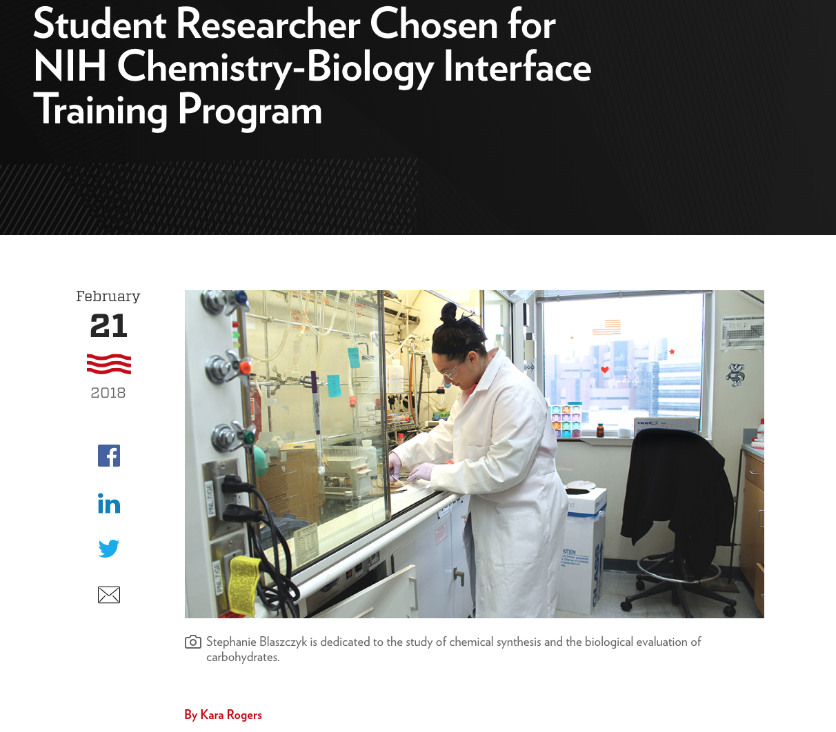 In the News – SB Science Speak